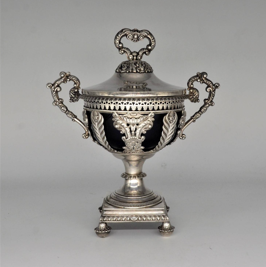 Silver sugar bowl | Artist: Etienne-Auguste Courtois | 3317